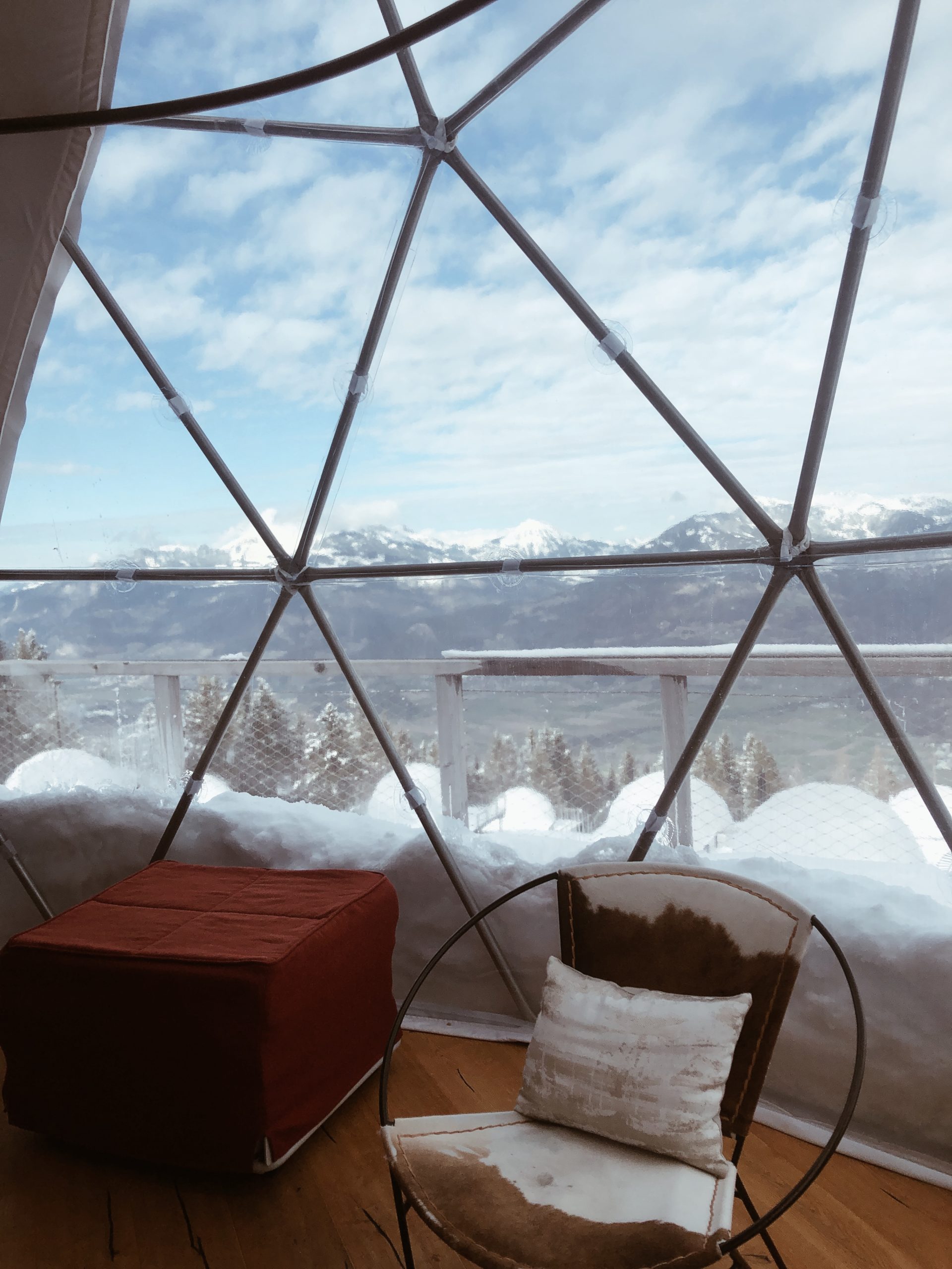 Une nuit dans un Whitepod • ChicandSwiss