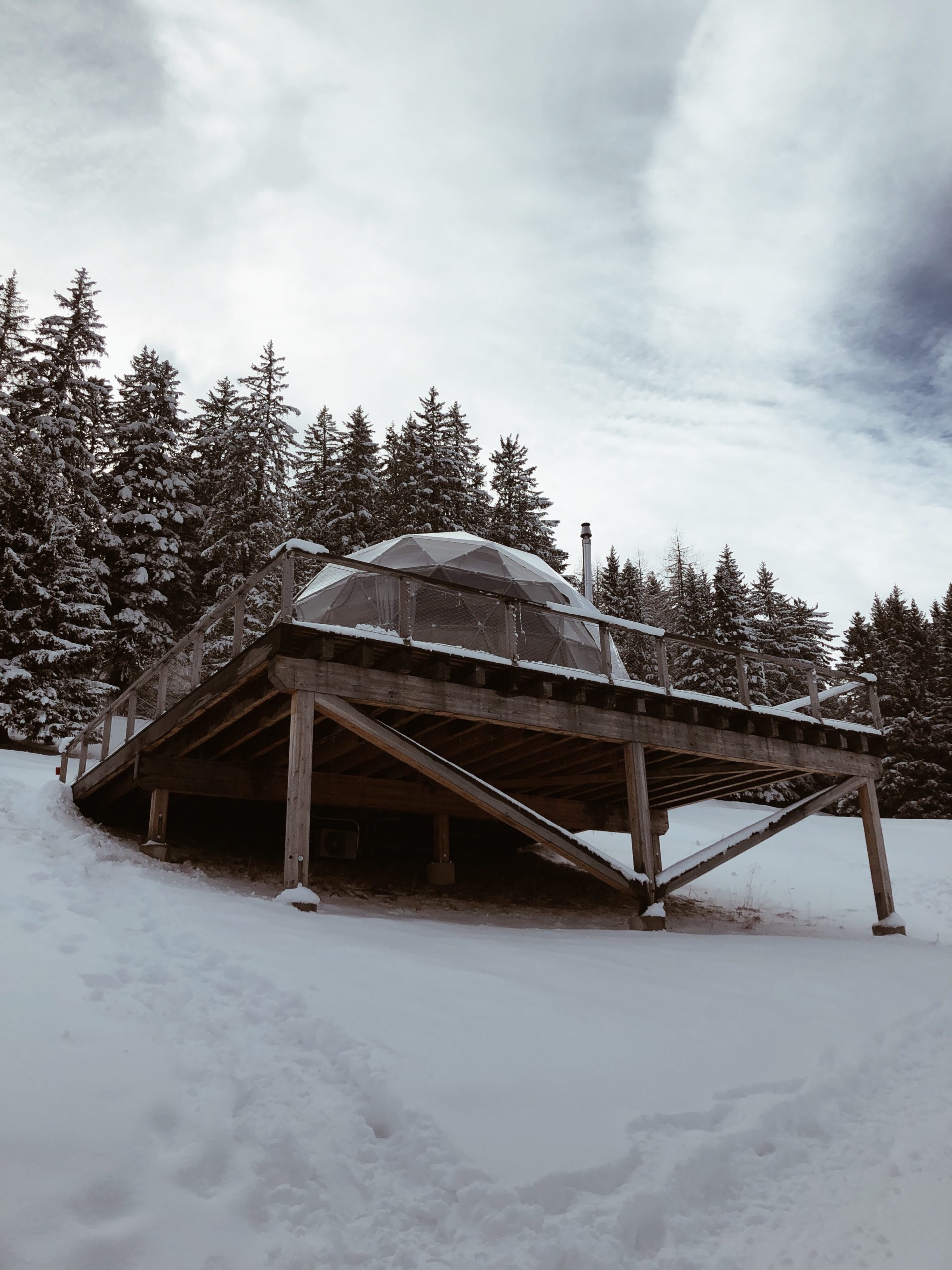 Une nuit dans un Whitepod • ChicandSwiss